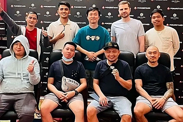 The final table of the Pokerstars Manila Super Series Main Event is ...