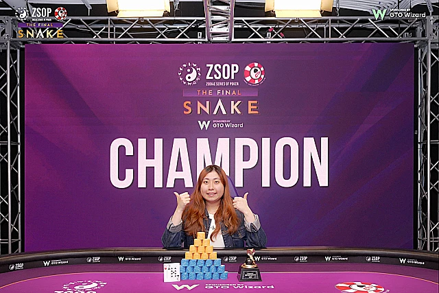 ZSOP: The Final Snake Taipei 2025: Yuk Ping Sze Claims Ladies' Event ...