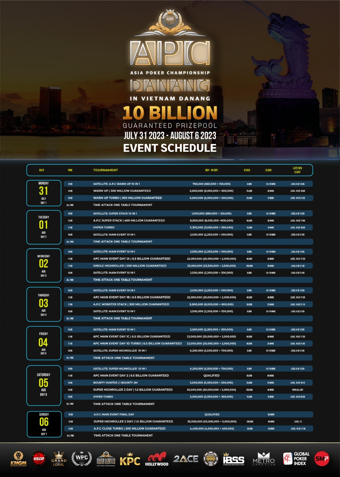 The APC is coming you this July 31 to August 6! | LifeofPoker