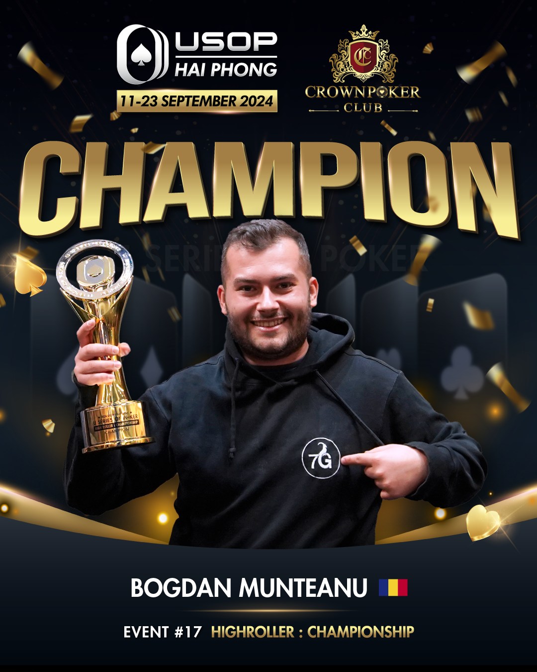 USOP Launches New "Elite High Roller" Trophies - Johnni Nielsen, Ryan ...
