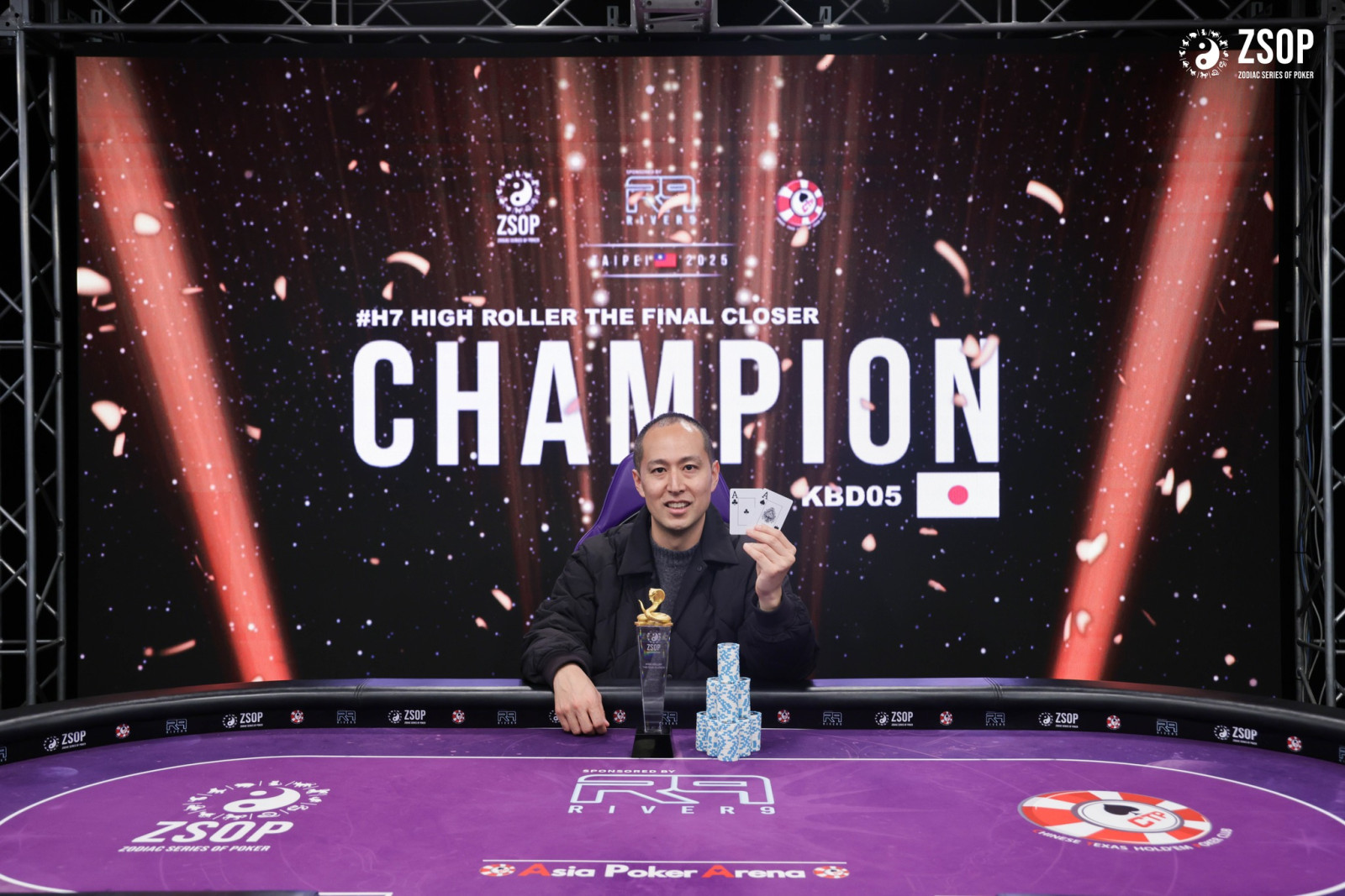 Zodiac Series of Poker Taipei 2025: John Hendri Wins Zodiac Rooster ...
